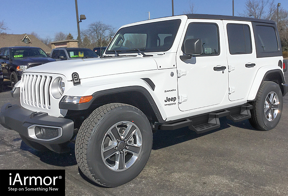 iArmor Off-Road Drop Steps Armor Fit 18-21 Jeep Wrangler JL 4Dr | eBay