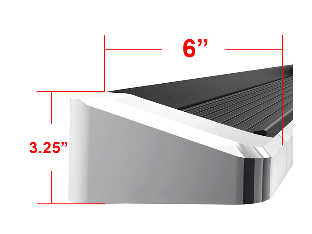 Premium 6" iBoard Side Steps Fit 07-17 Chevy Traverse Buick Enclave | eBay