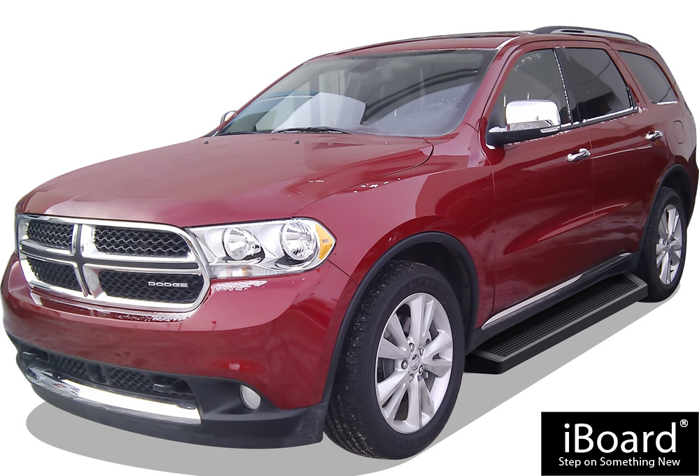 Premium 6" Black iBoard Side Steps Fit 11-21 Dodge Durango 4-Door | eBay