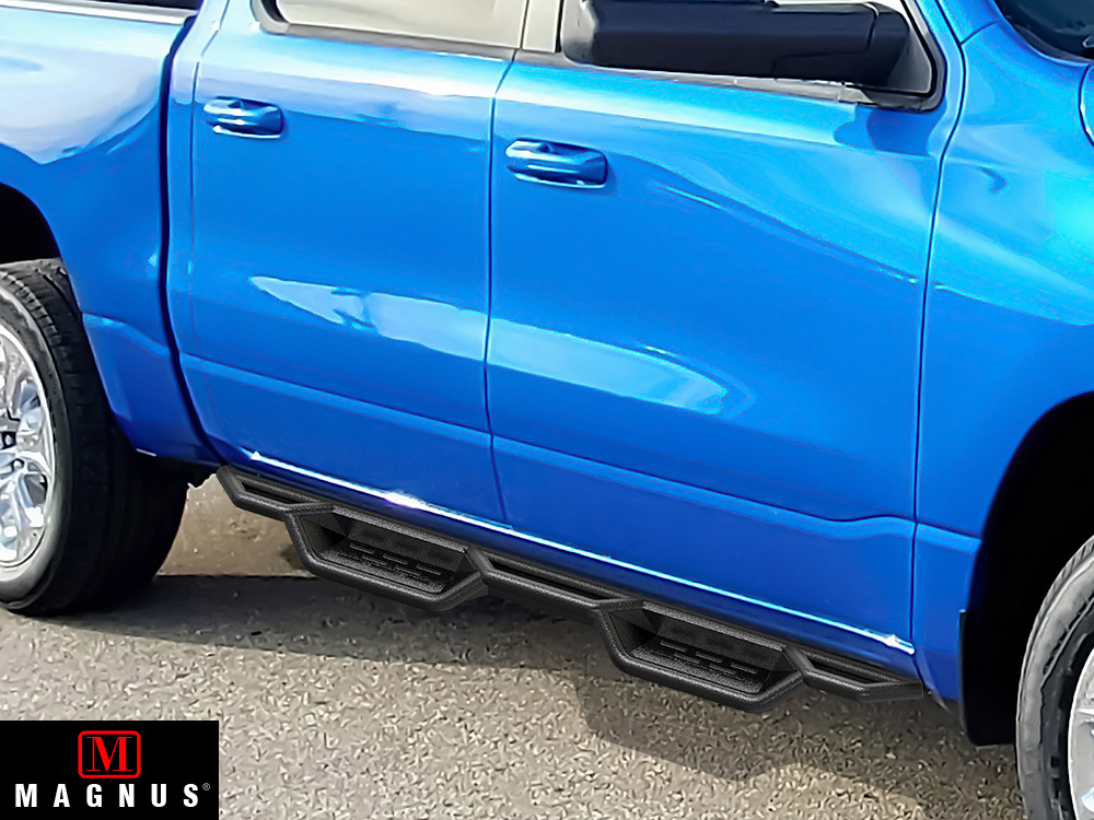 APS Black Drop Down Boards Fit 19-24 Dodge Ram 1500 Crew Cab | eBay