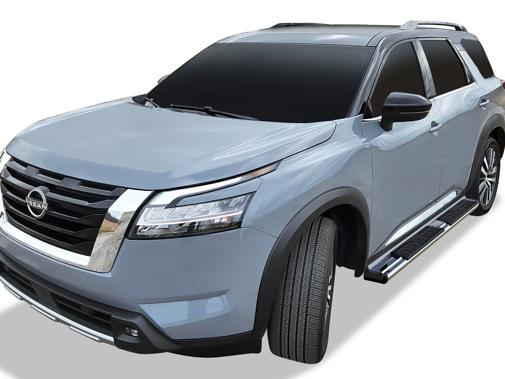 APS Chrome Running Boards For 22-24 Nissan Pathfinder | eBay
