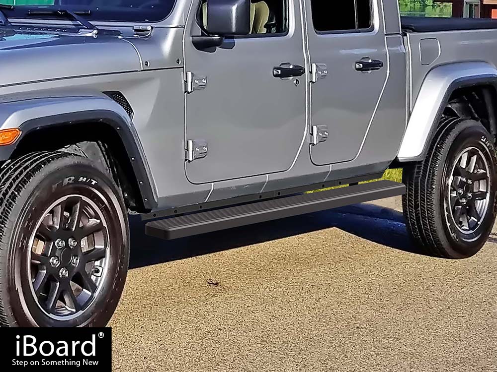 APS Premium 5" Black Side Steps Fit 20-26 Jeep Gladiator Crew Cab | eBay