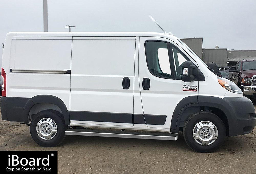 iBoard Running Boards 5 inches Silver Fit 14-21 Dodge ProMaster 118in ...