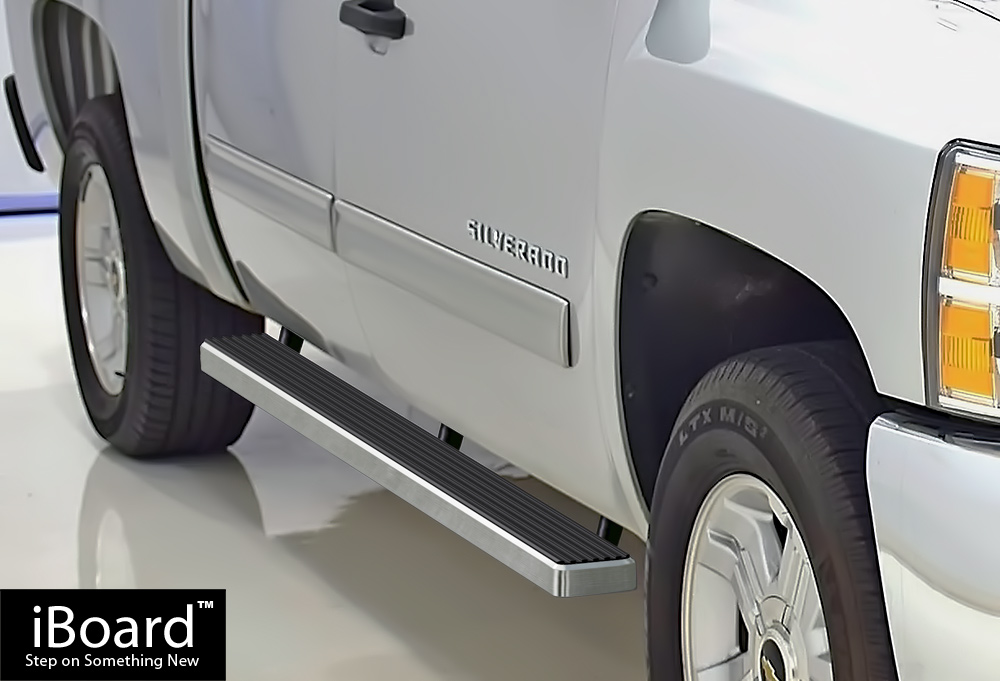 Premium 4" iBoard Running Boards Fit 01-13 Chevy Silverado/GMC Sierra ...