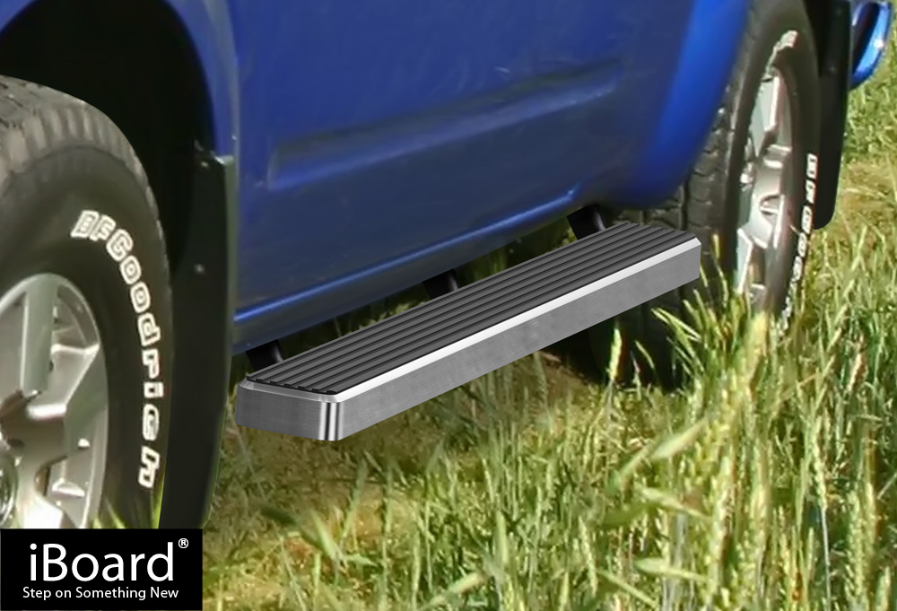Premium 6" iBoard Side Steps Fit 05-19 Nissan Frontier Crew Cab
